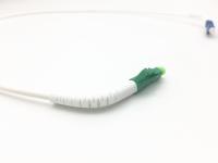 China LC Flex Angle Boot FFiber Optical Patch Cord LC/UPC To LC/APC Single Mode Simplex 3.0mm LSZH for sale