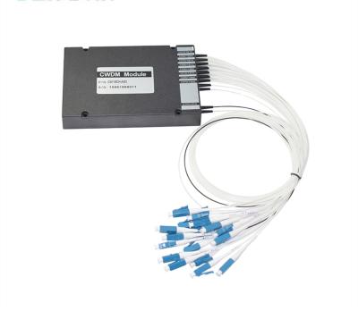 China 16 Channel Wavelength Division Multiplexer Optional CWDM Mux Demux Module ABS Box for sale
