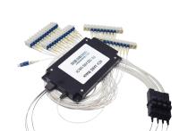 China Compact Size Wavelength Division Multiplexer 100GHZ Athermal AWG DWDM Module for sale