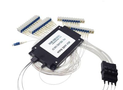 China Compact Size Wavelength Division Multiplexer 100GHZ Athermal AWG DWDM Module for sale