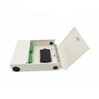 China Indoor Metal 12/24 Ports Cold Roll Steel Fiber Optic Termination Box for sale