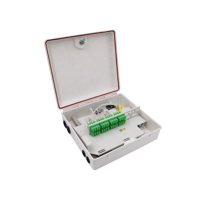 China 1x32 PLC SC/APC Adapters Waterproof IP65 Outdoor Fiber Splitter Box for sale