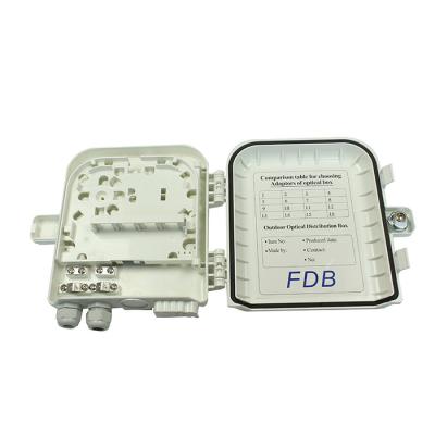 China 2 In 8 Out Drop Cable PLC Splitter Fiber Optic Termination Box for sale