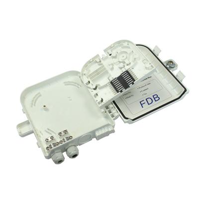 China Wall Mount 1X4 1X8 PLC Splitters Fiber Optic Termination Box for sale
