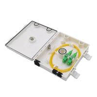 China 2 Ports SC APC Adapter Anti UV Fiber Distribution Enclosure for sale