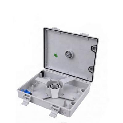 China Wall Mounted Indoor ABS Plastic FTTH Fiber Optic Termination Box for sale