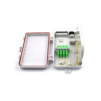 China Drop Cable 4/8 Ports IP65 Fiber Optic Splitter Box for sale