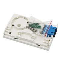 China SC/LC Polymer Synthetic Plastic Fiber Optic Cable Termination Box for sale