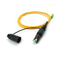 China Waterproof Mini SC/APC To SC/APC FTTH Fiber Optic Patch Leads for sale