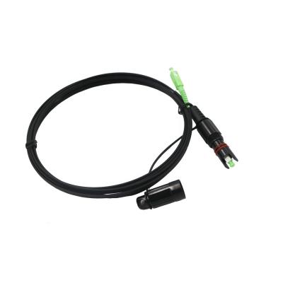 China SC APC 10/15/20 Meters Pre Connectorized Fiber Optical Patch Cord for sale