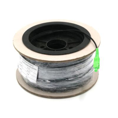 China FTTH SC APC 1F Simplex Single Mode G657A1 Pigtail Fiber Optic for sale