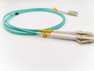 China 1/3/5/7m 50/125um OM3 OFNR 2.0mm Fiber Optical Patch Cord for sale
