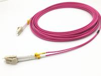 China Multimode OM4 Duplex 3m 5m 7m PVC Lc Lc Fiber Patch Cord for sale