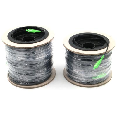 China Pre Terminated SC/APC G657A1 LSZH FTTH Fiber Optic Drop Cable for sale