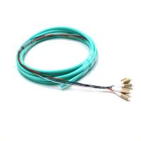 China 6 Core 50/125um OM3 UPC LC Pigtail Multimode for sale