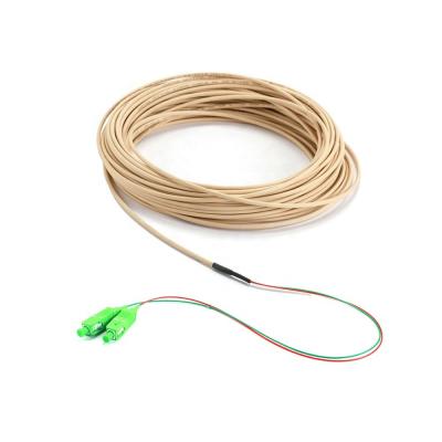 China 2 Core FTTH Drop Cable Single Mode Fiber Optical Pigtail for sale