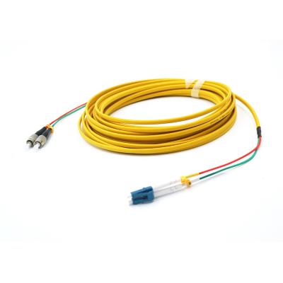 China LC To FC LSZH Sheath Fiber Optic Patch Cable Single Mode for sale