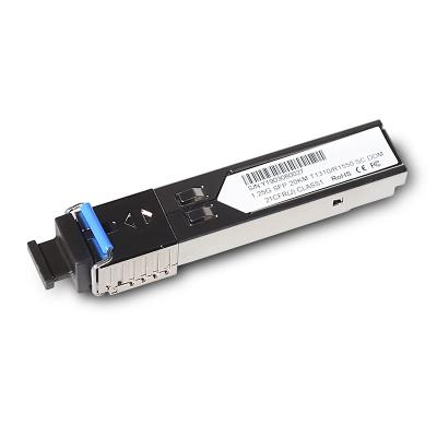 China 1.25G 1310/1550nm Bidi SFP Fiber Optic Transceiver for sale
