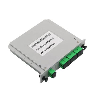 China Temperature Stable LGX Box 1x6 PLC Splitter Module for sale