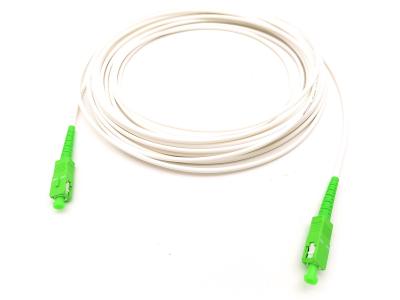 China SC APC To SC APC G657A2 LSZH Fiber Optical Patch Cord for sale