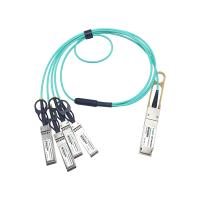 China 100G QSFP28 To 4x 25G SFP28 AOC Optical Active Cable for sale