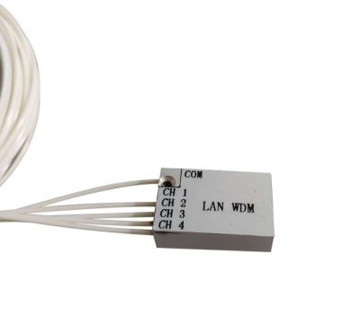 China ABS Pigtailed Module 4CH LAN WDM Mux Demux Multiplexer for sale