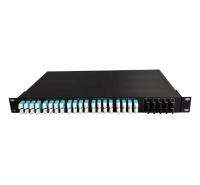China 1U 19 Rack Mount MTP/MPO Fiber Optic Patch Panel for sale