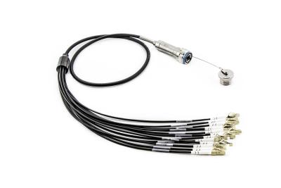 China J599 MPO 12 Cores TPU Jacket Armored Tactical Cable for sale