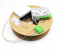 China PC ABS ONT G657A2 SC APC Fiber Optic Termination Box for sale