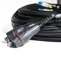 China G657A2 IP67 Full AXS LC UPC Duplex Fiber Optical Patch Cord for sale