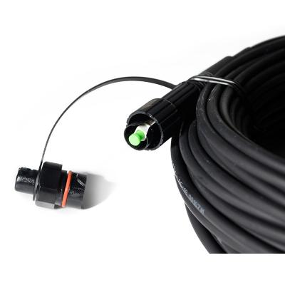 China SC/APC 1 Core Singlemode G657A1 FTTH Drop Patch Cord for sale