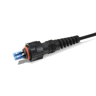 China IP67 7.0mm ODVA LC Connector Fiber Optic Patch Cord for sale