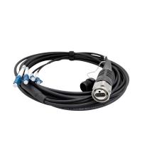 China Rugged ODC-LC Plug Socket TPU Fiber Optical Patch Cord for sale