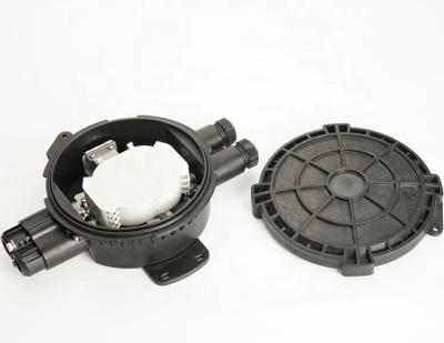 China 2 In 2 Out Inline IP68 Pole Mounting Cable Joint Closure for sale