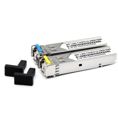 China 1.25Gb/S Bi Directional SC Optical Transceiver Module SFP 1550Tx/1310Rx for sale