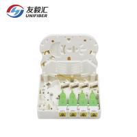 China SC APC Wall Mount 4 Port FTTH Fiber Termination Cabinet for sale