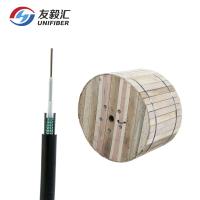 China Non Metallic G652D PE Sheath GYXTW Armoured Breakout Cable for sale