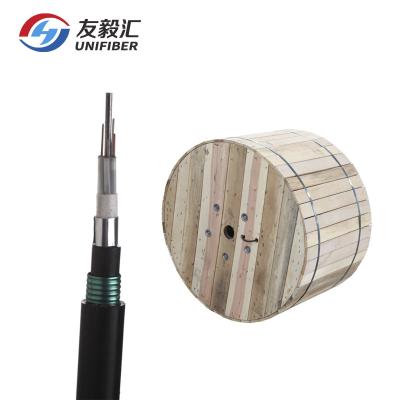China 48 72 Core Steel Tape Armour Optic Ethernet Cable for sale
