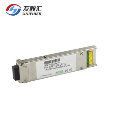 China XFP 10G LR 1310nm 10km Dual LC Optical Fiber Transceiver DDM for sale