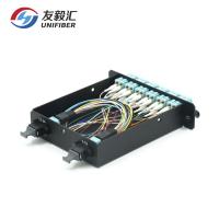 China 1x24F SPCC 24 Core MPO LGX Fiber Optic Patch Panel for sale