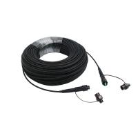 China Pre Connectorized Ftth Fiber Optic Drop Cable 4.8mm With SC Connector for sale