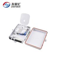 China FTTH 8 Port 1x4 1x8 PLC Splitter Fiber Termination Cabinet for sale