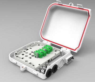 China SC LC Connector FTTH 1x8 1x16 Splitter Distribution Box for sale