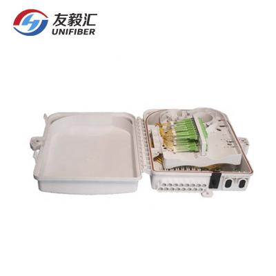 China 24 Core ABS IP65 FTTH Outdoor Fiber Optic Enclosure for sale