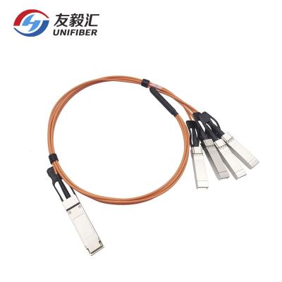 China 3.0mm OM3 OM4 40Gbps QSFP+ Active Optical Cable for sale