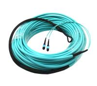 China 50/125um OM3 OM4 LSZH 24~144 Core MPO MTP Trunk Cable for sale