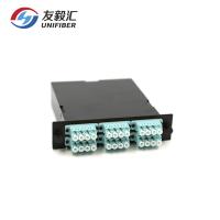 China Mpo To Lc 10G OM3 50/125um LGX Footprint Fiber Patch Panel for sale