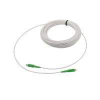 China White FTTH SC/APC 3.0mm G657A1 Fiber Optic Patch Cord for sale