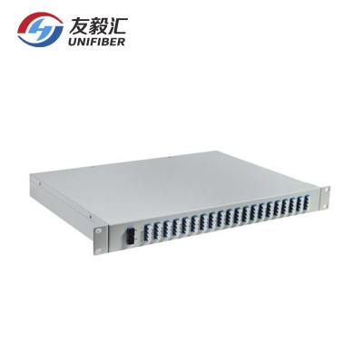 China 1U Rack Mount 80CH 50Ghz Athermal AWG DWDM Module for sale