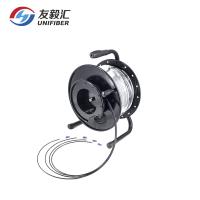 China LSZH 500m TPU Field Tactical Armored Fiber Cable Assembly for sale